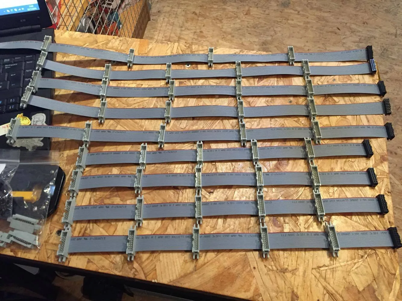 Flying Bus Cable - Eurorack 84hp (5-10 connectors) - Elevator Sound