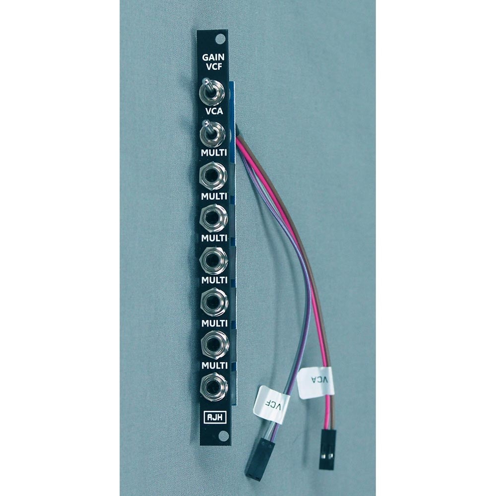 AJH Synth MiniMod Gain Switch Eurorack Module (Black) - Elevator Sound