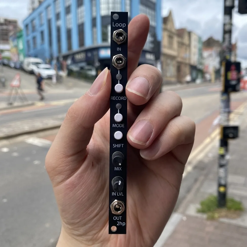 2hp Loop Audio Recorder and Looper Eurorack Module (Black) [B-Stock ...